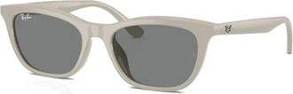Ray-Ban unisex, Accessoires, Blanc, Taille: 54 MM Rb4474D Lunettes de soleil