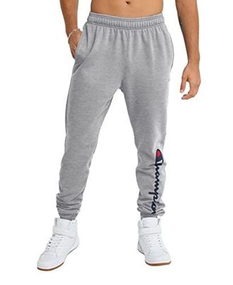 Champion Pantalon de Jogging Powerblend, en Polaire, Confortable pour Homme (Standard ou Grande Taille), Taille M