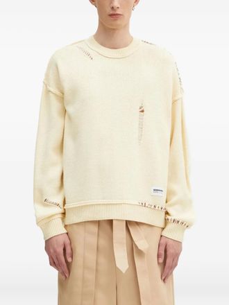 Neighborhood Pullover in Distressed-Optik - Nude