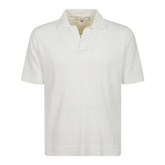 FILIPPO DE LAURENTIIS Homme, Tops, Blanc, Taille: 3XL Polo blanc à col en V
