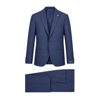 Luigi Bianchi Mantova Herrenanzug - - Suits - Herren - Blau - M