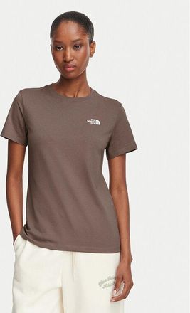 The North Face T-Shirt Evolution Simple Dome Slm NF0A8FX7 Hellbraun Regular Fit