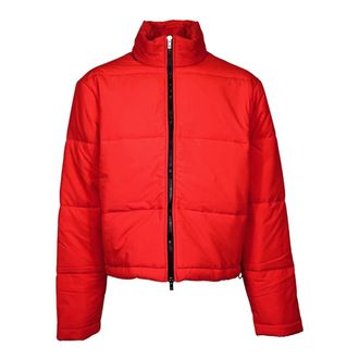 Garment Workshop Garment Workshop, Homme, Vestes, Rouge, Taille: L Boxy Short Puffer Jacket