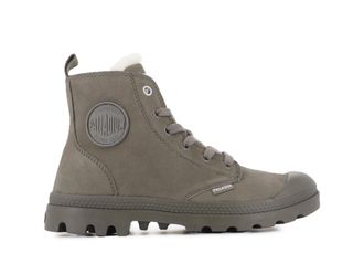 Palladium Damen Pampa Hi Zip WL Stiefel, Grau, Gr&ouml;&szlig;e 40 EU, grau, 40 EU