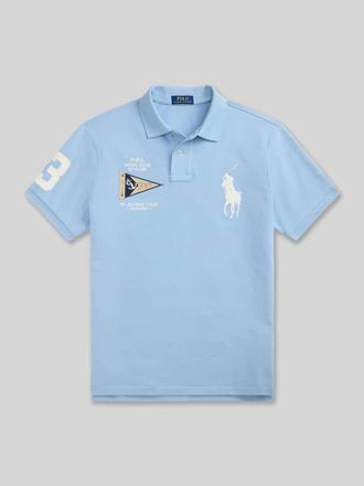 Polo Ralph Lauren Regular Fit Poloshirt aus reiner Baumwolle mit Stitchings
