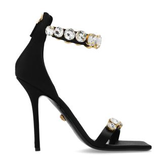 Versace Femme, Chaussures, Noir, Taille: 36 EU Sandales &agrave; talons