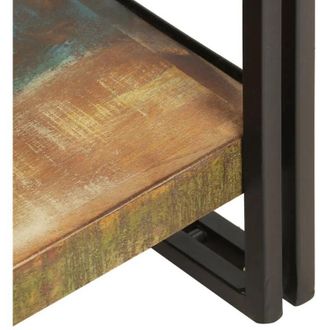 vidaXL B&uuml;cherregal 5 F&auml;cher 40x30x180 cm Altholz Massiv Vidaxl