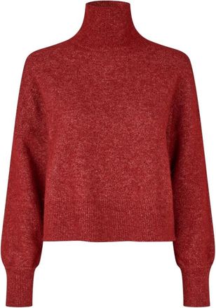 Sams&oslash;e & Sams&oslash;e Nola T-N 7355 - Femme - Pulls - Rouge - Taille: 40 FR