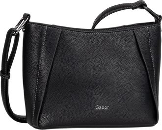 Gabor Brianne Damen Umhängetasche Crossbody Bag Mittelgroß Schwarz
