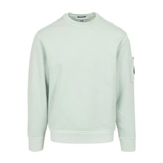 C.P. Company C.p. Company, Homme, Sweatshirts et sweats &agrave; capuche, Bleu, Taille: S Pocket Crewneck SweaT-shirt