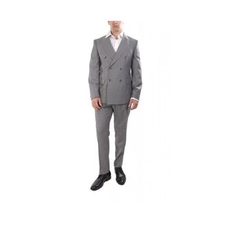 HUGO BOSS Zweireihiger Anzug - - Suits - Herren - Grau - XL