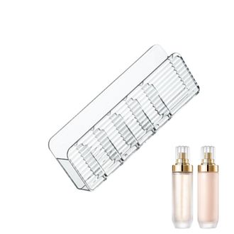 Generico Make-up-Wand-Organizer: Transparentes Kosmetikregal, kompaktes Schminktischtablett | Transparenter Aufbewahrungsbeh&auml;lter f&uuml;r zu Hause, Lippenstift, Ma