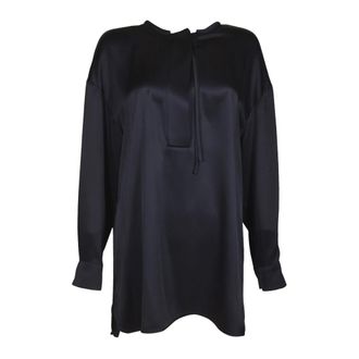 Giorgio Armani Seidenbluse - - Blouses & Shirts - Damen - Blau - M