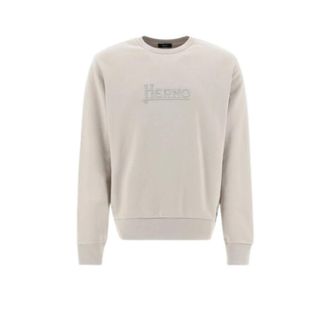 Herno Sudadera Algod&oacute;n Logo Chantilly - - Sweatshirts & Hoodies - Herren - Beige - XL