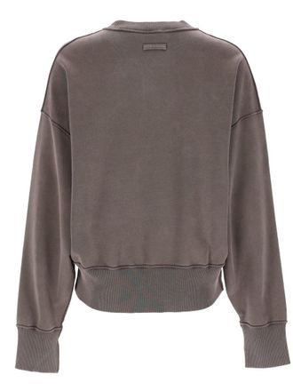 Jean Paul Gaultier Embroidered Organic Cotton Sweatshirt - Gray