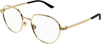 Gucci Stilvolle ovale Sonnenbrille - - Accessories - unisex - Gelb - 52 MM