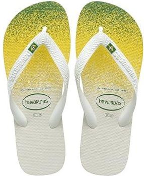 Havaianas Tongs de plage unisexes pour adultes, blanc, 41-42
