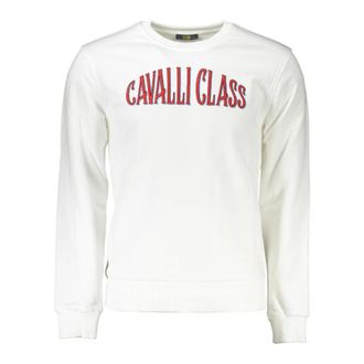 Cavalli Lang&auml;rmeliges Sweatshirt - - Sweatshirts & Hoodies - Herren - Wei&szlig; - L