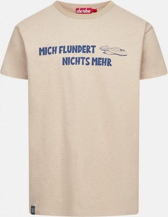 Derbe Print-Shirt Flunder Herren T-Shirt (1-tlg)