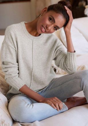 Lascana Rundhalspullover aus supersofter Strickqualit&auml;t, Basic