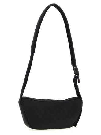 Gucci Mens Black Polyester Crossbody Bag