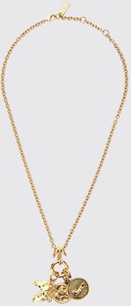 Chlo&eacute; Goldfarbene Messing-Choker-Halskette mit Schiebeanh&auml;nger und graviertem Logo
