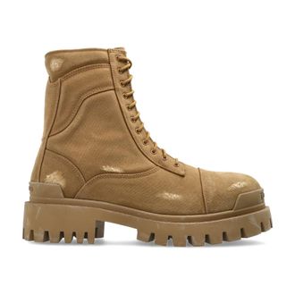 Balenciaga Combat Strike L20 Stiefeletten - - Shoes - Herren - Braun - 41 EU