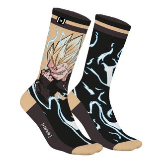 Capslab Dragon Ball Socken Vegeta - Offiziell lizenzierte Anime-Socken - Bequeme Baumwollsocken im kultigen Design - - 43-46