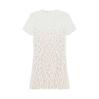 SIMKHAI Desiree Macrame Mini Kleid - - Dresses - Damen - Wei&szlig; - S