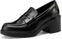 Queen Helena Mocassins &agrave; talon fran&ccedil;ais d&eacute;contract&eacute;s &eacute;l&eacute;gants pour femme X31-82, Noir, 40 EU