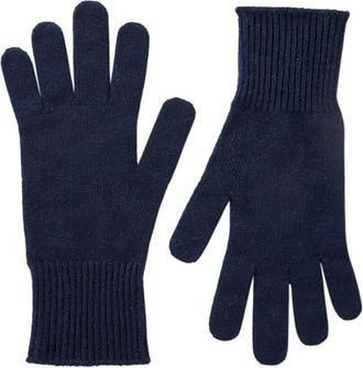 Benetton Guanti in Maglia 1202dg00e Gants et poign&eacute;es, Bleu, Taille Unique Femmes