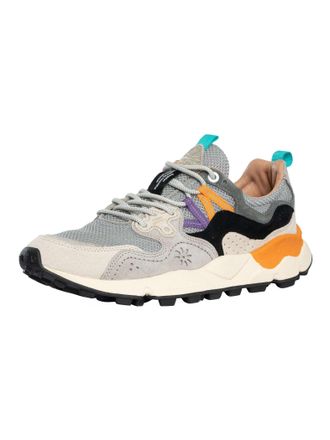 Flower Mountain Yamano Wildleder-Sneaker, Wei&szlig;