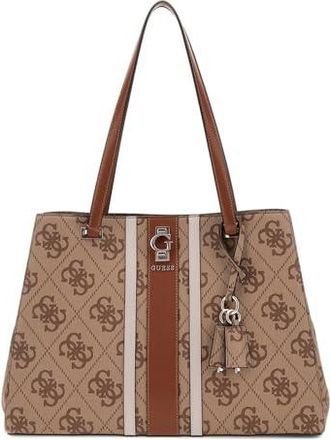 Guess sac à épaule Erenia Tote Bag Latte Logo beige