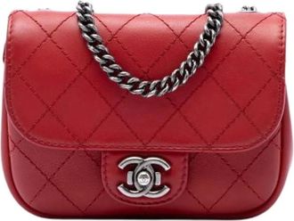 Chanel Sac bandouli&egrave;re mini vintage doccasion - Femme - Pre-owned - Rouge - Taille: ONE Size