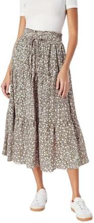 Generic Robe boh&egrave;me 2026 pour femme - Imprim&eacute; boh&egrave;me - Jupe longue &agrave; taille &eacute;lastique - V&ecirc;tement de plage l&eacute;ger et d&eacute;contract&eacute;, Noir, XL