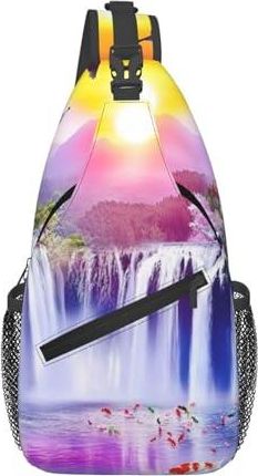 Generic Fairyland Mountain Lake Sac &agrave; bandouli&egrave;re de voyage pour homme