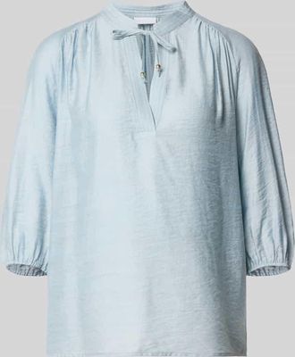 Jake*s Regular Fit Bluse mit Schn&uuml;rung und 3/4-Arm
