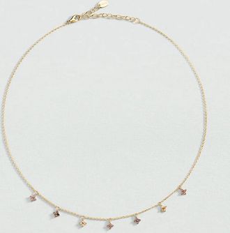 Agatha Ruiz De La Prada Collier Beloved pampilles roses