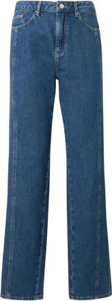 Karl Lagerfeld Femme, Jeans, Bleu, Taille: W28 Jean Coupe Droite avec Surpiq&ucirc;res D&eacute;coratives