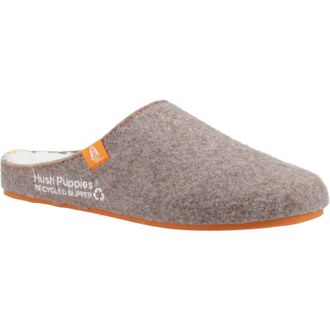 Hush Puppies The Good 90% Recyceltes RPET Polyester Herren Hausschuhe Braun
