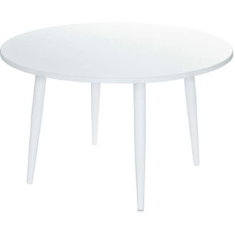 M&S Collection M&s - Table ronde en aluminium Blanc &oslash; 125x73 cm