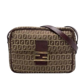 Fendi Pre-owned Canvas Crossbody Bag - - Pre-owned - Damen - Braun - ONE SIZE