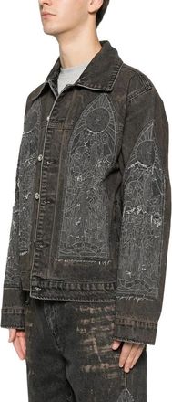 Who Decides War by Ev Bravado Homme, Vestes, Brun, Taille: 2XL Veste en jean Truck Coal Mechanic