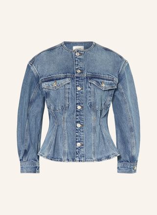 Frame Denim Frame Jeansjacke The Nipped Collarless Jacket blau
