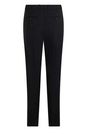 Celine Mens Trousers Slim Wool-Blend Black Polyester