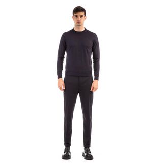 Drumohr Homme, Pulls, Noir, Taille: L Maille ras du cou
