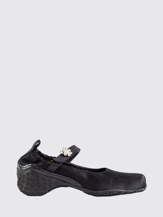 Simone Rocha Ballerines Mary Jane Turbo Ballet Runner en satin avec cristaux