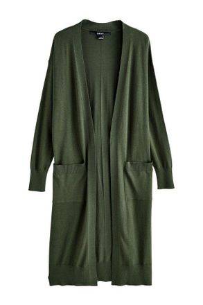 Next Strickjacke Lange, weiche Strickjacke mit Baumwollanteil (1-tlg)