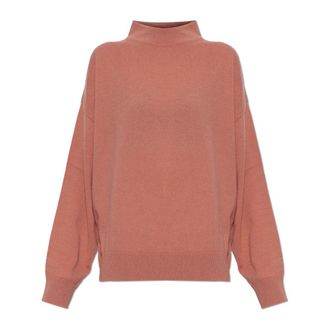 Akep Wollpullover mit R&uuml;ckenausschnitt - - Knitwear - Damen - Rosa - L