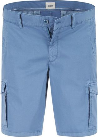Brax Brax Herren Cargoshorts blau Baumwoll-Stretch